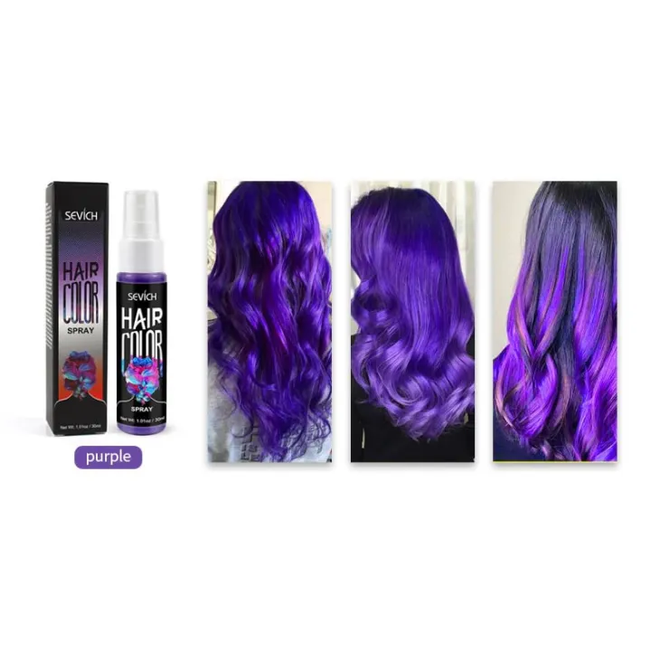 n][Sevich Hair Color Spray Instant Hair Color Styling Product One-time ...
