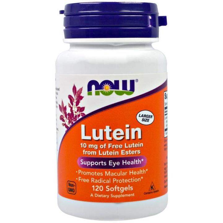 Now Foods, Lutein, 10 mg, 120 Softgels | Lazada PH