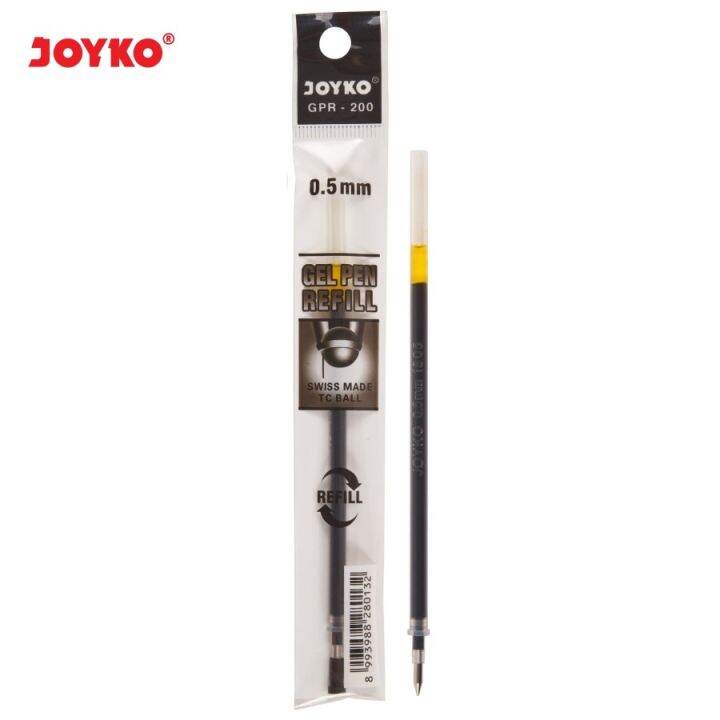 Refill Ballpoint Gel GPR-200 Joyko Warna Hitam Refill Pulpen Jk-100 ...