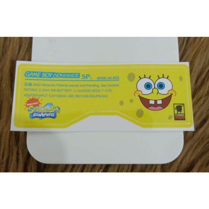 Gameboy Advance SP Sticker Spongebob | Lazada PH