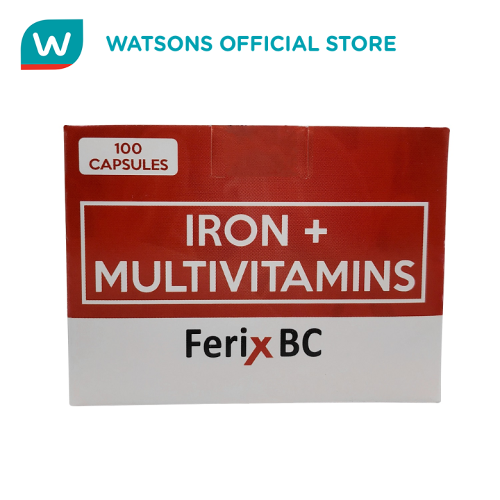 FERIX BC Iron + Multivitamins 1s (sold per piece) | Lazada PH