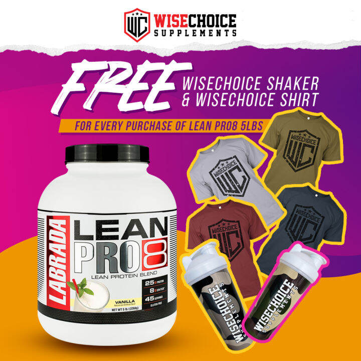 LABRADA LEAN PRO8 5 LBS VANILLA FLAVOR NOTE : PRODUCT EXPIRY IS ON JUNE ...