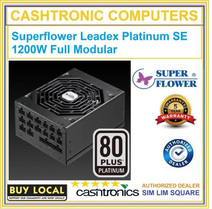 Superflower Leadex Platinum SE 1200W Full Modular Power Supply ( 5 ...