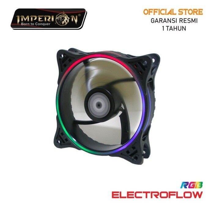 Fan Casing 12cm Imperion Electroflow RGB LED | Lazada Indonesia
