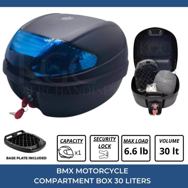 BMX Motorcycle Compartment Box RXR Rear Luggage Container Top Tail ...