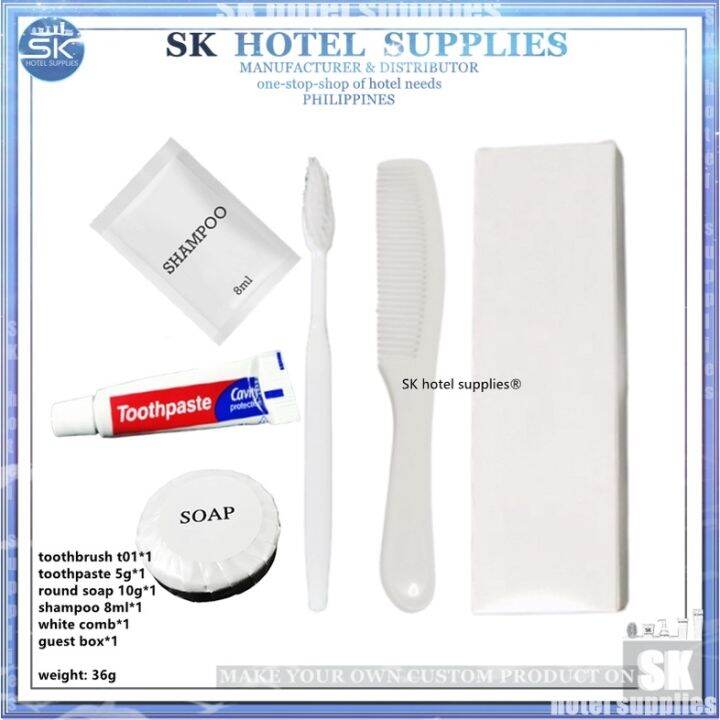 Hotel Guest Kit Set 4in1 Travel Kit shampoo sachet with comb-Hotel Amenities【SK HOTEL SUPPLIES ...
