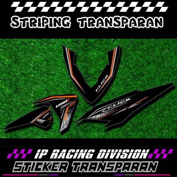 STIKER UV STRIPING TRANSPARAN VARIO LED 125 - 150 CUSTOM CLICK striping ...