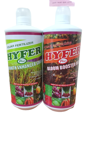 HYFER PLUS ( LIQUID ) FOLIAR FERTILIZER / Growth Enhancer and Bloom ...