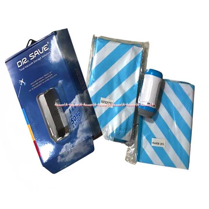 Dr Save Total Vacuum Storage Kantung Plastik Vakum Dan Pompa Drsave Dr ...