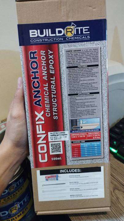 Buildrite Confix Anchor Structural Epoxy 450ml Anchoring Epoxy | Lazada PH