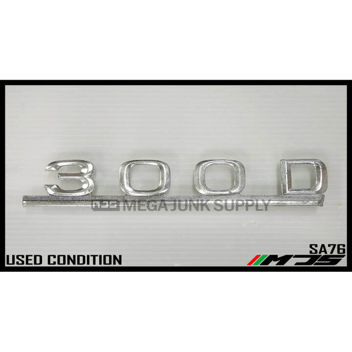 Mercedes Benz 300D (21.2 cm x 3.5 cm Width) Original JDM Japan Car ...