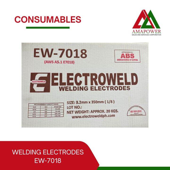 WELDING ELECTRODES EW-7018 (3.2mm) - (4.0mm) 20kg | Lazada PH
