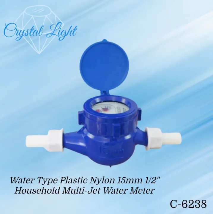 Crystal Light C-6238 Water Type Plastic Nylon 15mm 1/2" Household Multi ...