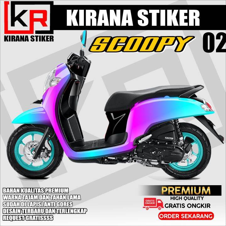 Decal Scoopy full body Full Body Decal Stiker Scopy Dekal F1/FI desain ...