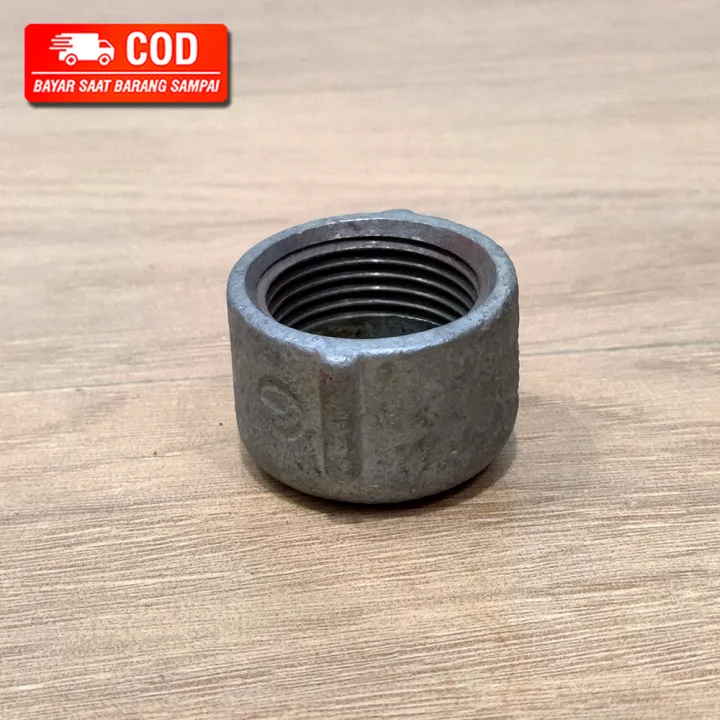 DOP BESI DRAT DALAM 3/4 INCH / TUTUP PIPA BESI DRAT DALAM 3/4 INCH ...
