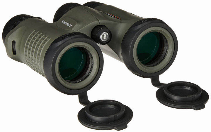 Bushnell Trophy Binocular, Green 8x32, Roof Prism System and Focus Knob ...