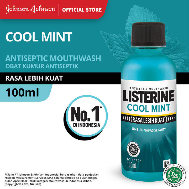 Listerine Cool Mint Mouthwash / Obat Kumur 100 ml | Lazada Indonesia