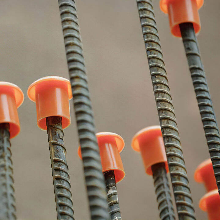 Durable Resilient Cap Protective Rebar Cover Cap Plug Sleeve Rubber ...