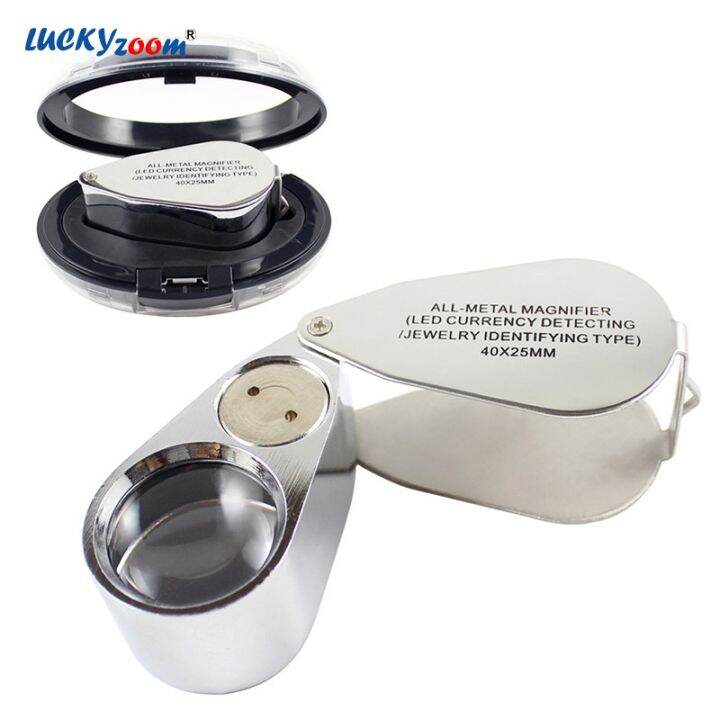 Lupa Microscopio Lenti Ingrandimento Pocket Microscope Magnifier Glass ...