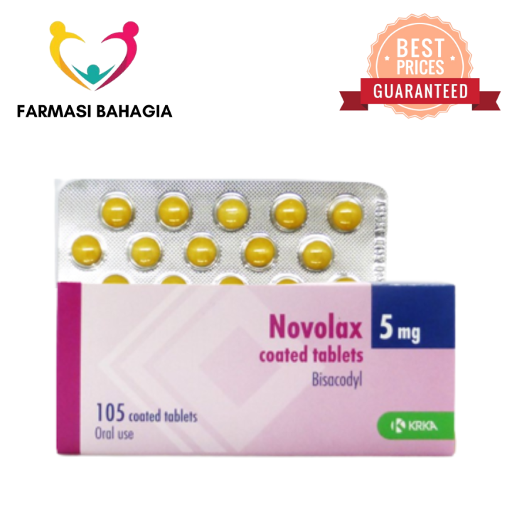 Novolax Bisacodyl 5mg Tablet 105's | Lazada