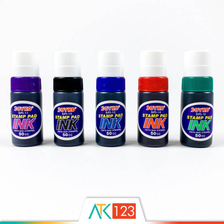 Isi / Refill Tinta Bak Stempel / Cap / Stamp Pad Ink 50 cc / ml Joyko ...