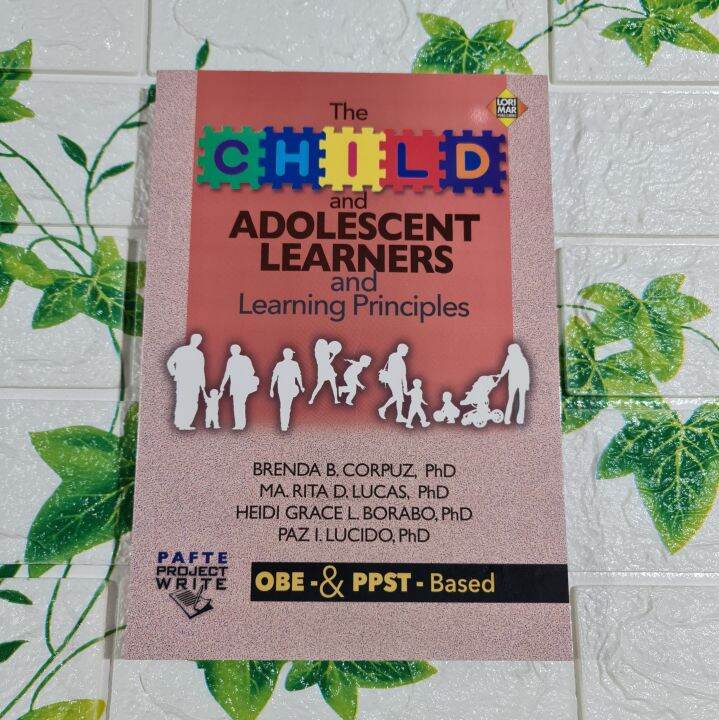 CHILD Adolescent Learners and Learning Principles OBE-&PPST-Based By Corpuz | Lazada PH