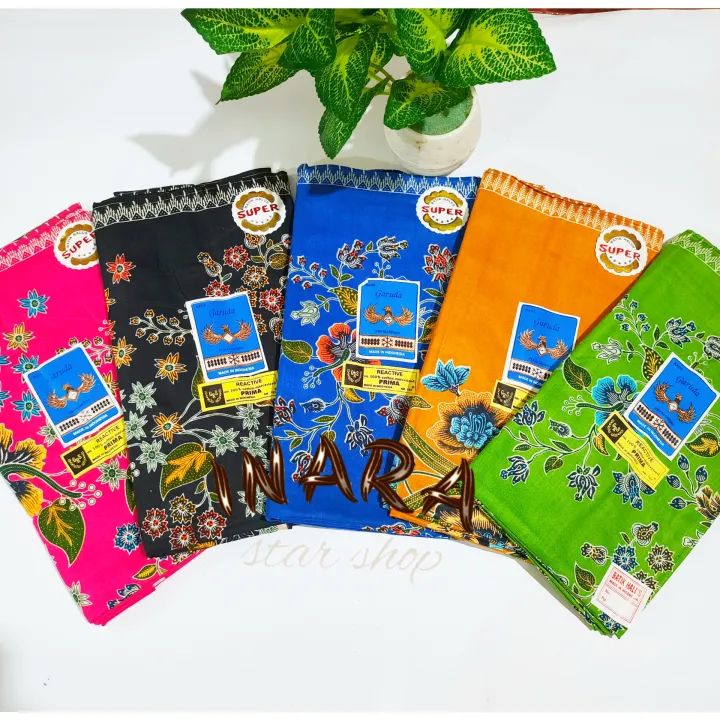 KAIN JARIK PANJANG BATIK TRADISIONAL / KAIN PANJANG GARUDA / KAIN ...