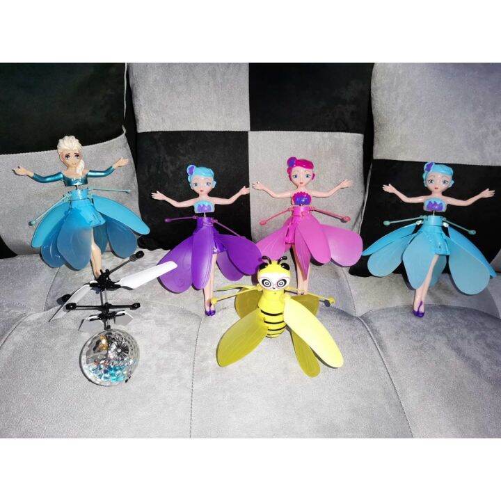 (On hand)Induction Flying Fairy Toy,Flying Frozen Elsa,Sensor Aircraft ...