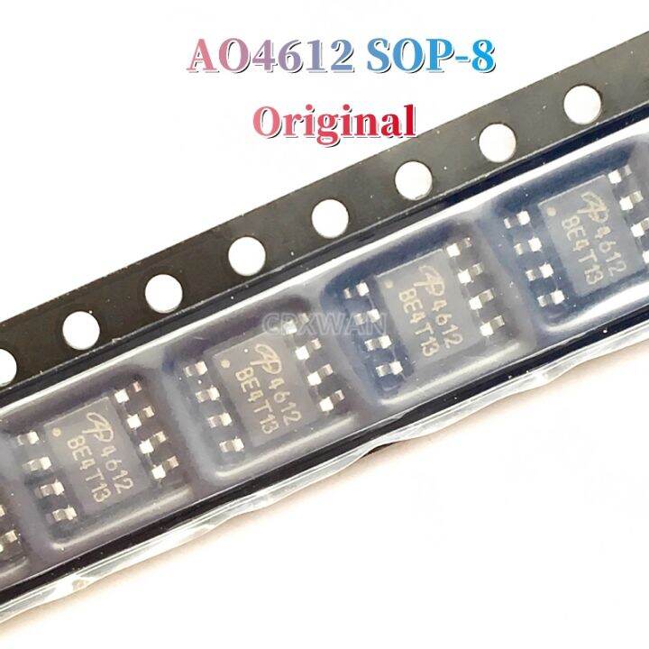 AO4612ดั้งเดิม10ชิ้น SOP-8 4612 SOP8 SMD -60V/-3.2A N + P Channel MOSFET ของแท้ใหม่ | Lazada.co.th