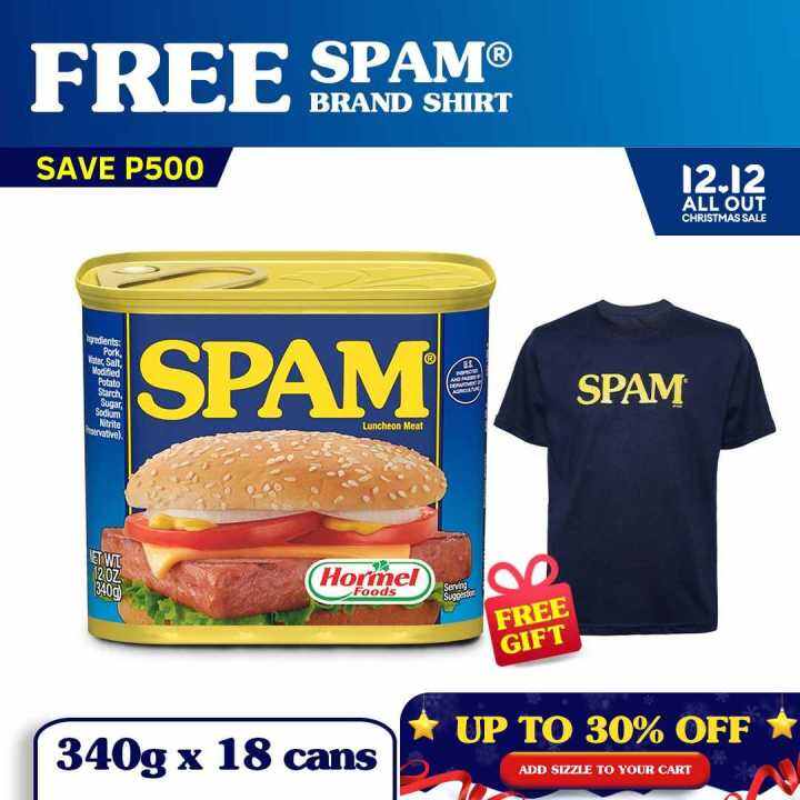 SPAM® Classic FREE Shirt Pack (18 Cans) | Lazada PH