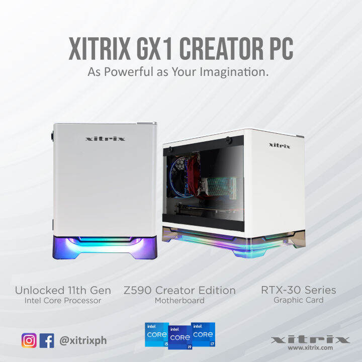 Xitrix GX1 Z590 Creator Series PC (11th Gen Core i7/ Core i9, RTX-3060 ...