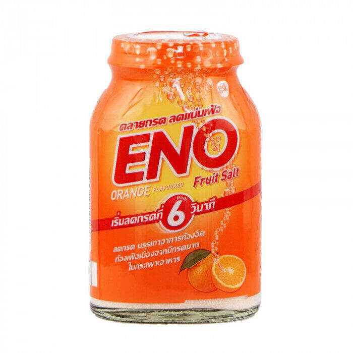 ENO ORANGE อีโน รสส้ม รสมะนาว ขวด 100 กรัม แบบซอง 10 ซอง บรรเทาอาการ ...