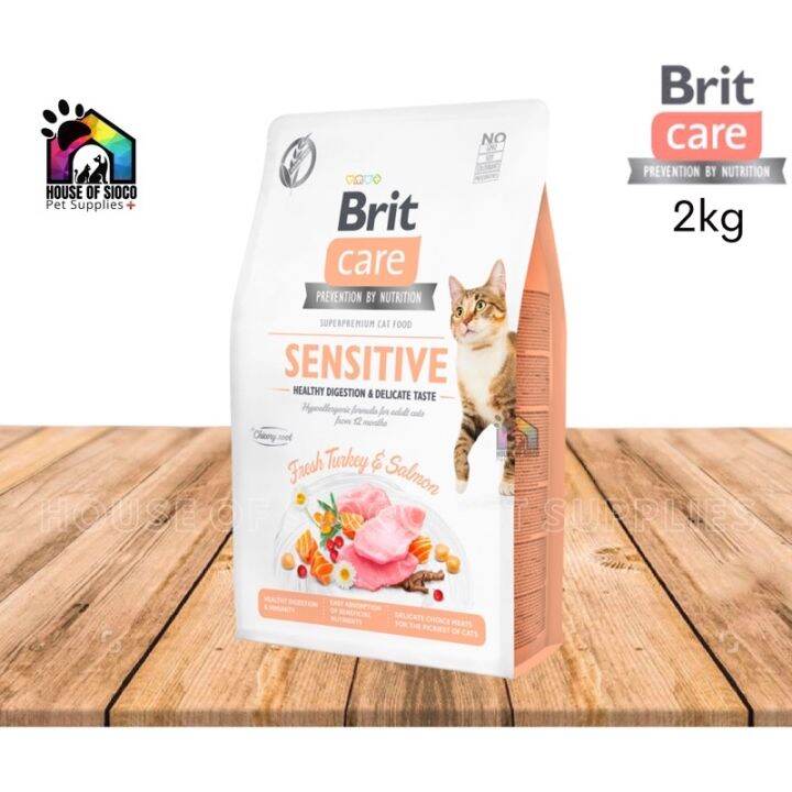 【READY STOCK】 Brit Care Sensitive Cat Dry Food 2kg☛ | Lazada PH