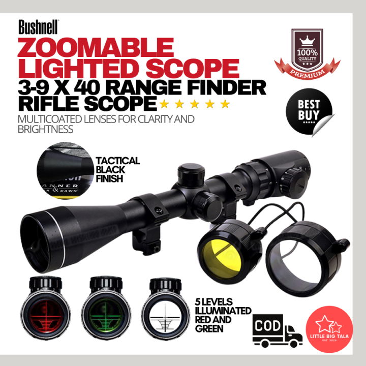 High Quality Magnification Scope 9x 40EG Optics Zoomable Lighted Scope ...