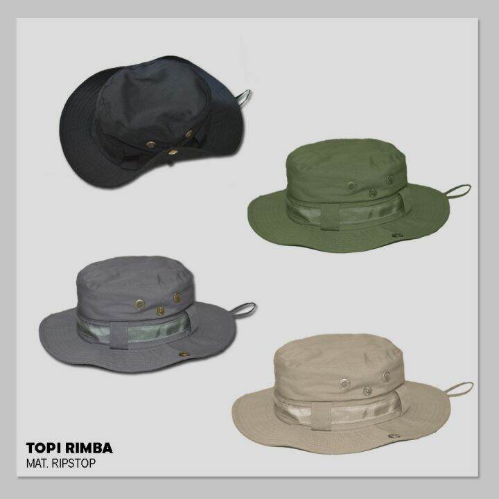 TOPI RIMBA OUTDOOR PRIA DAN WANITA - TOPI RIMBA KOBOI LAPANGAN UKURAN ...