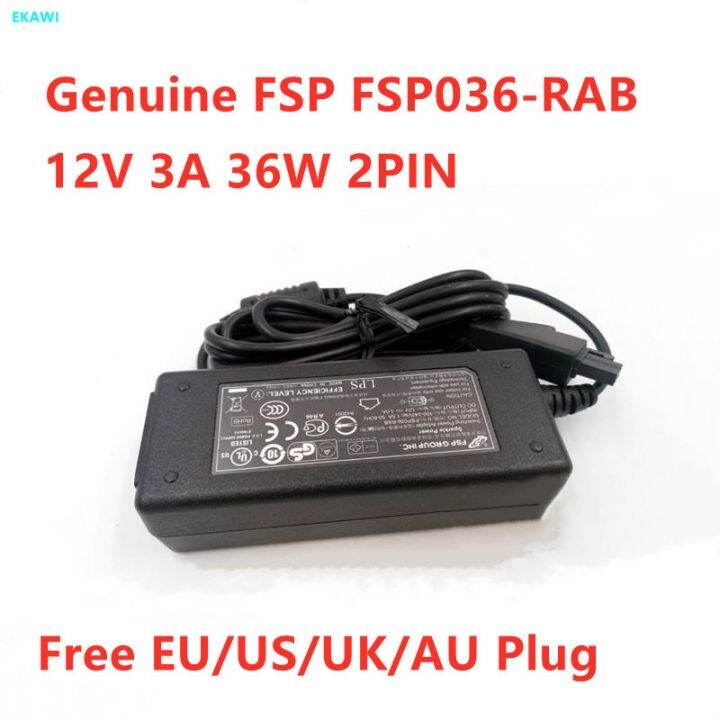 New-2023 ☬ Genuine FSP FSP036-RAB 12V 3A 2PIN Plug AC Switching Power ...