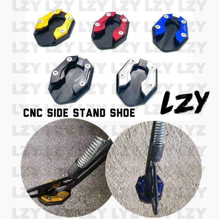 Universal Cnc Modified Side Stand Shoe Flat Foot Extension Kickstand