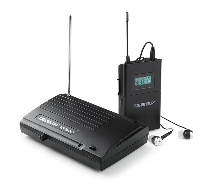 Takstar WPM-200 In Ear Stage UHF Wireless Monitor System for studio ...