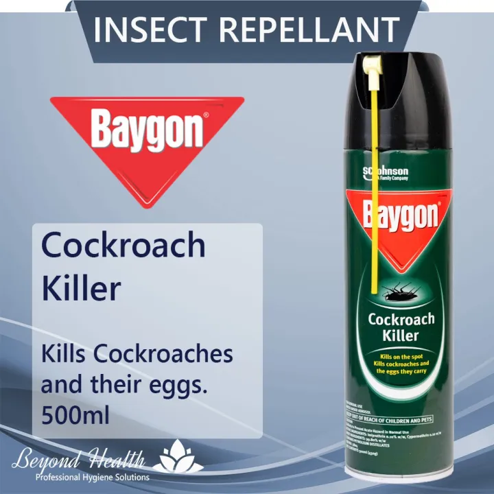 Baygon Cockroach Killer 500ml (430g) Baygon Spray Baygon Insect Killer ...