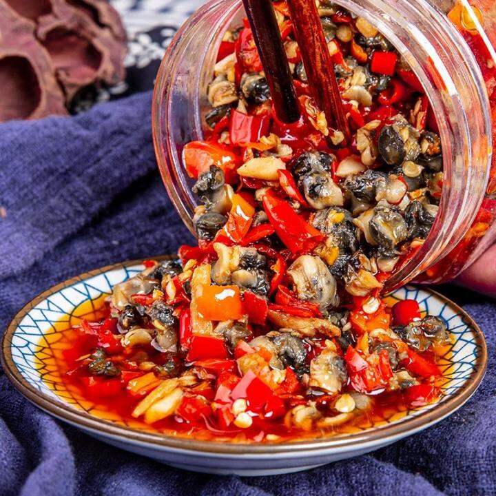 Spicy snail meat appetizer, student meal, bottled bibimbap, snail meat ...