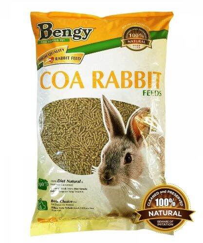 Bengy COA Rabbit Food Makanan Arnab / 3 In 1 Egg, Honey, Vitamin 1kg ...