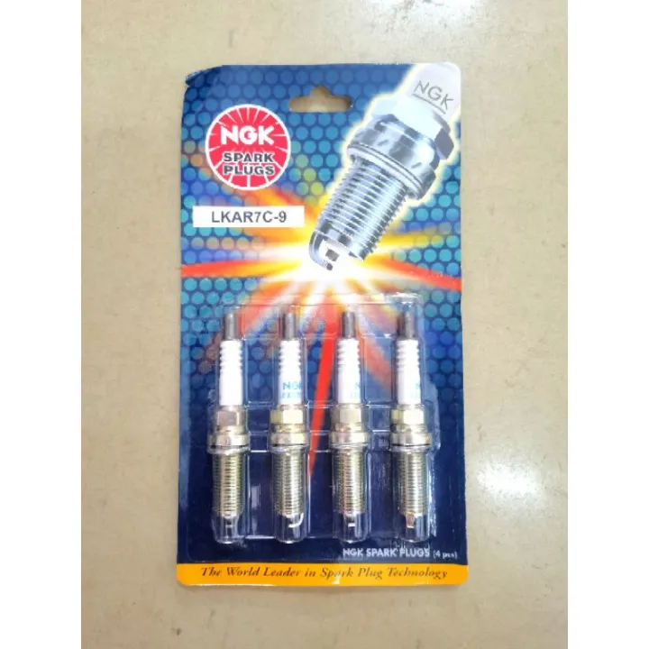 NGK LKAR7C9 SPARK PLUG SET - IRIZ PERSONA NEW SAGA VVT EXORA BOLD ...