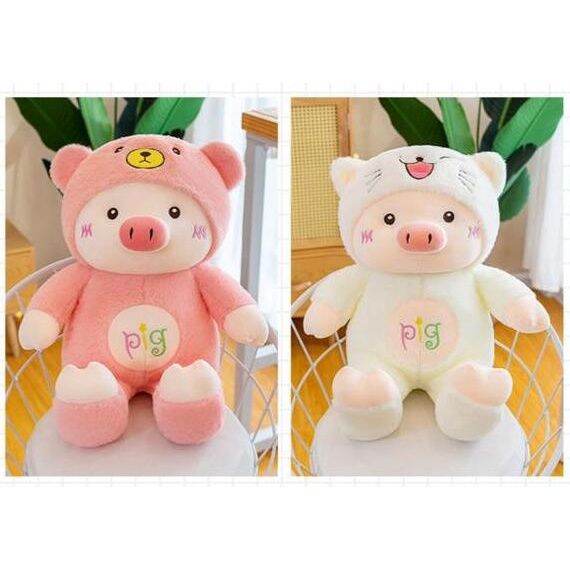 Boneka Babi Beruang Costum Bear 50cm Guling Babi Bantal Babi NEW Boneka ...