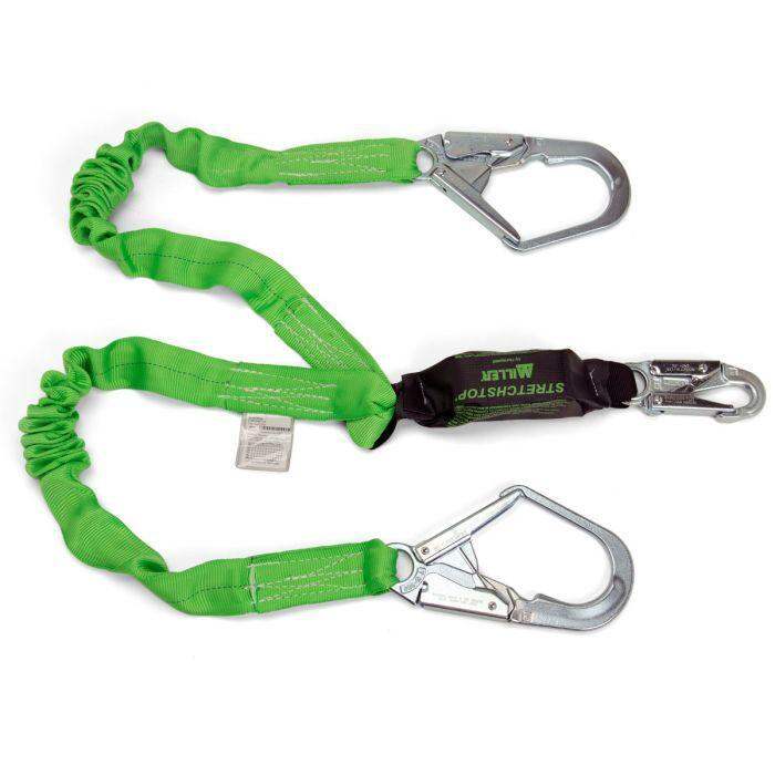 Miller Stretchstop Green Lanyard 8798RSS w/ Shock Absorber Fall ...