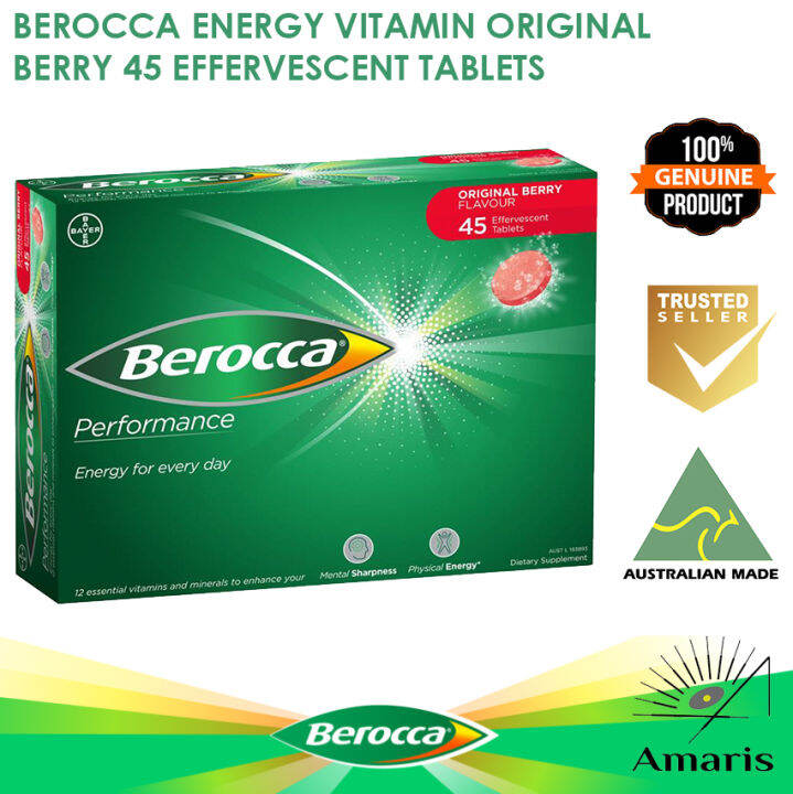 AUSTRALIA BEROCCA PERFORMANCE BERRY 45 EFFERVESCENT TABLETS EXPIRY DATE ...