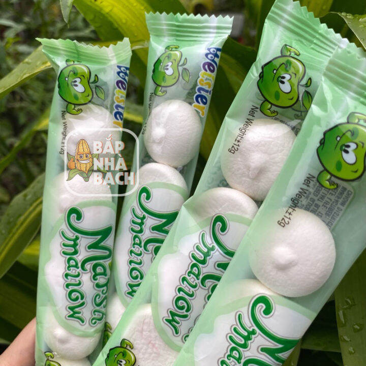 Kẹo Marshmallow Nhân Chảy Vị Trái Cây, Kẹo Xốp Marsh Mallow Thái Lan, kẹo dẻo, đồ ăn vặt | Lazada.vn