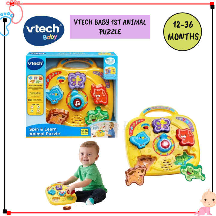 VTech Baby 1st Animal Puzzle Learning Kids Toys IQ | Lazada
