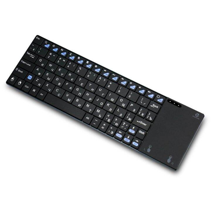Zoweetek Mini I12 2.4G Wireless Keyboard Spanish English German Teclado ...