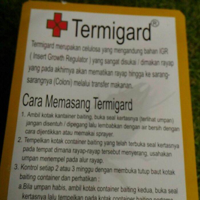 Umpan Rayap TERMIGARD Obat Anti Rayap Kayu dan Tanah untuk Indoor ...