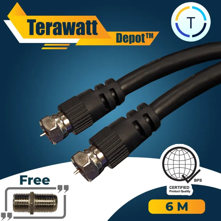 GMA Affordabox ABS-CBN TV PLUS ANTENNA EXTENSION CORD RG-6 Coaxial ...